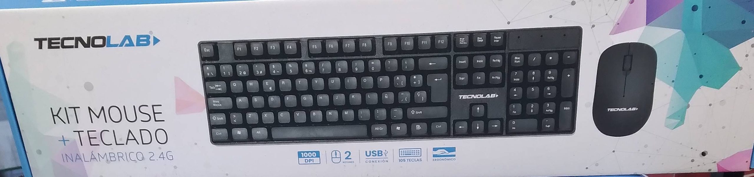 TECLADO CON MOUSE INALAMBRICO - XCOM